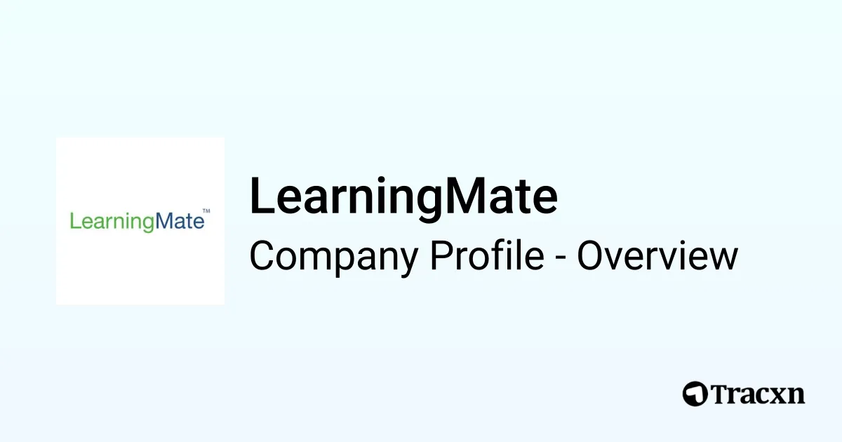 LearningMate - 2025 Company Profile, Team, Funding, Competitors ...