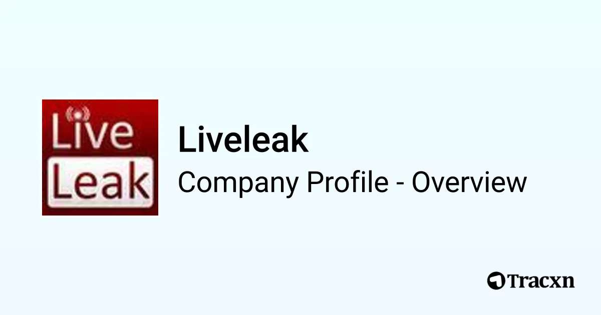 Liveleak - 2025 Company Profile, Team & Competitors - Tracxn