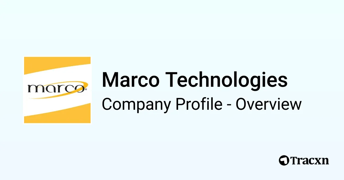 Marco Technologies - 2025 Company Profile, Team, Funding & Competitors - Tracxn
