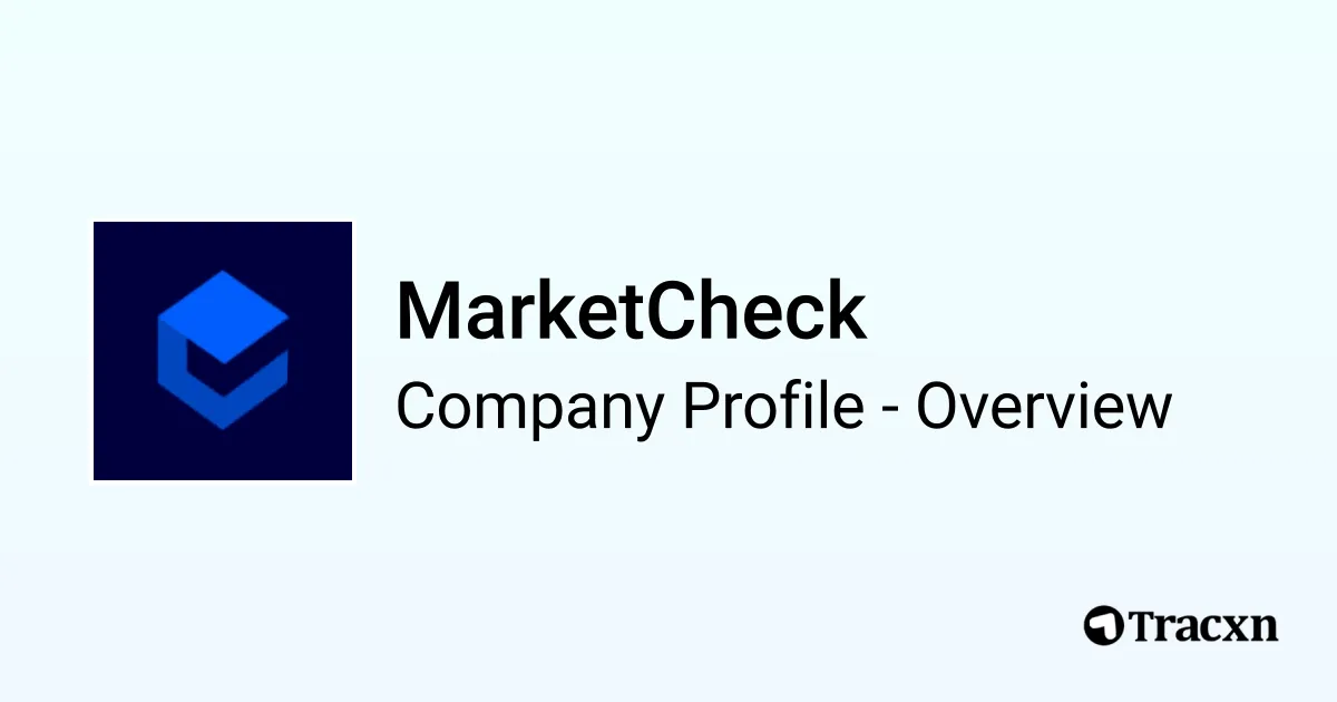 MarketCheck - 2026 Company Profile, Team & Competitors - Tracxn