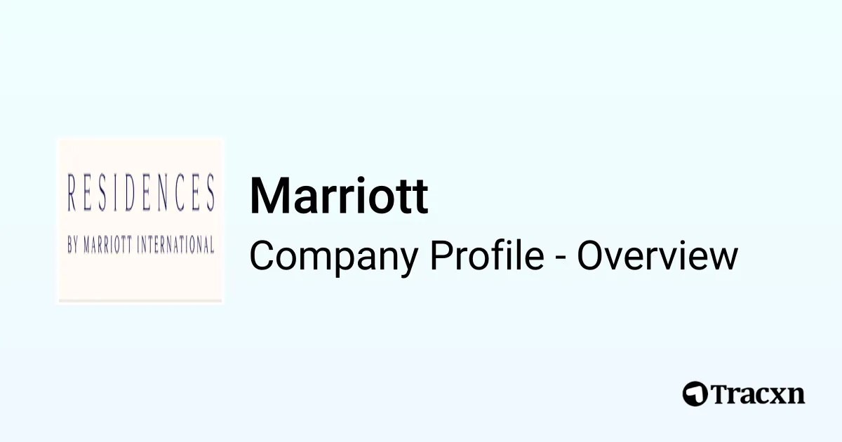 Marriott - 2025 Company Profile & Competitors - Tracxn