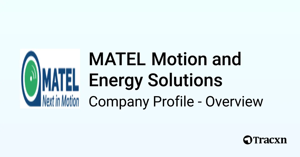 MATEL Motion and Energy Solutions - 2025 Company Profile, Team, Funding ...