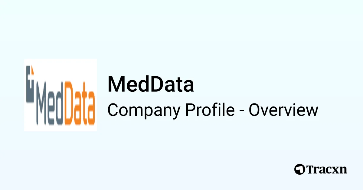 MedData - 2025 Company Profile, Team, Funding & Competitors - Tracxn