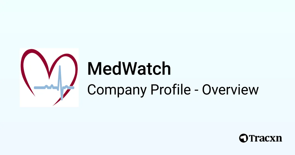 MedWatch - 2025 Company Profile, Team, Funding & Competitors - Tracxn