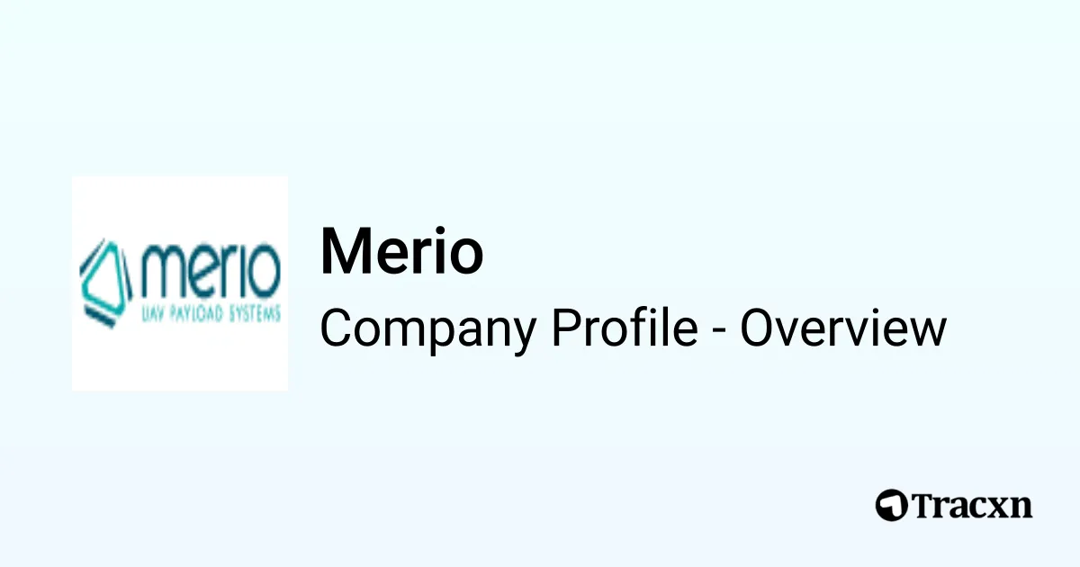 Merio - 2026 Company Profile, Team, Competitors & Financials - Tracxn