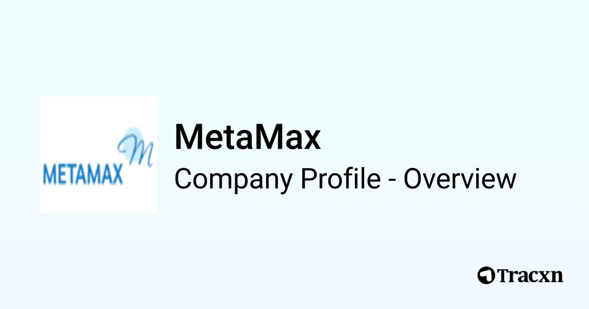 MetaMax - 2025 Company Profile, Funding & Competitors - Tracxn
