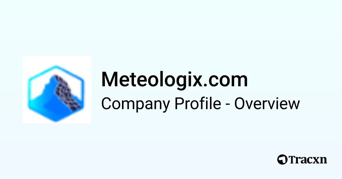 Meteologix.com - 2025 Company Profile, Funding & Competitors - Tracxn