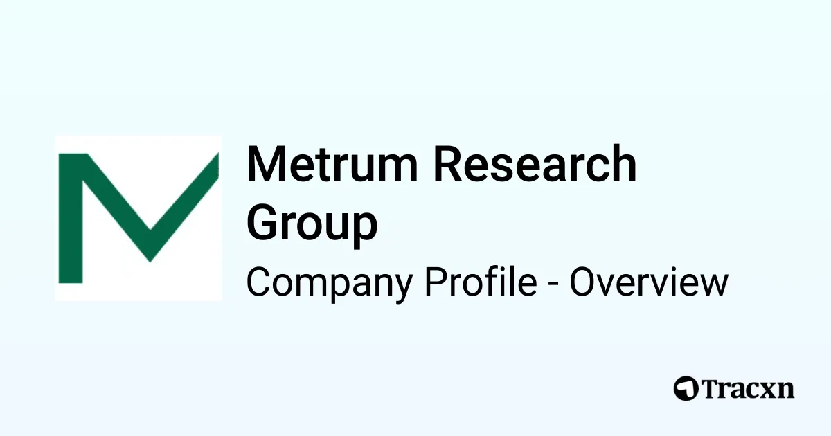 Metrum Research Group - 2026 Company Profile, Team & Competitors - Tracxn