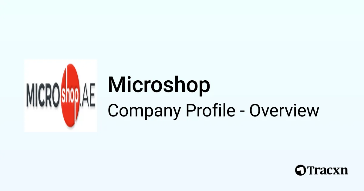 Microshop - 2025 Company Profile & Competitors - Tracxn