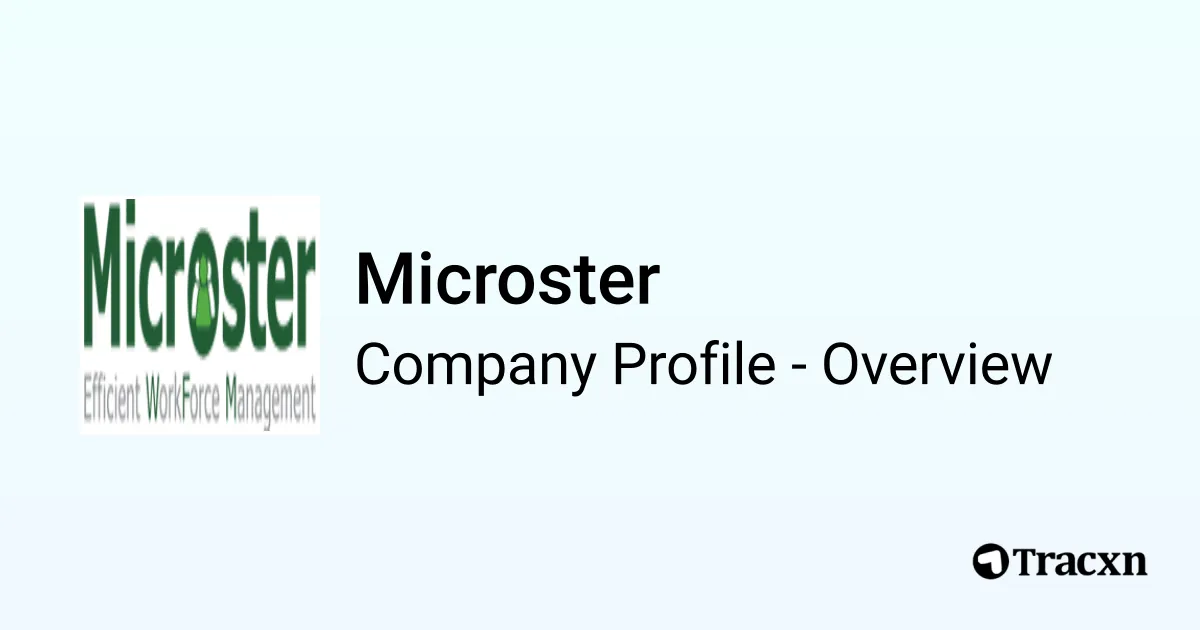 Microster - 2025 Company Profile & Competitors - Tracxn