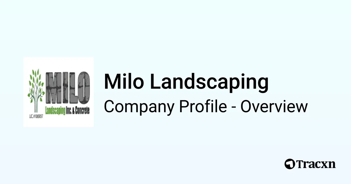 Milo Landscaping - 2025 Company Profile & Competitors - Tracxn