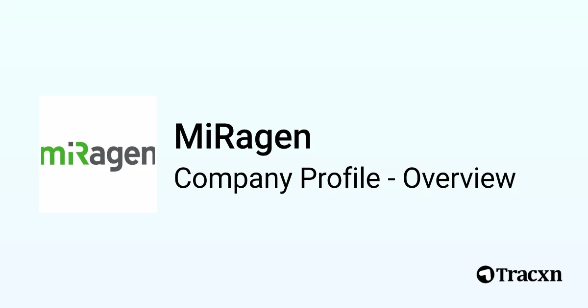 MiRagen - 2026 Company Profile, Team, Funding, Competitors & Financials ...