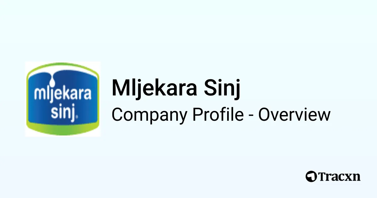 Mljekara Sinj - 2025 Company Profile - Tracxn