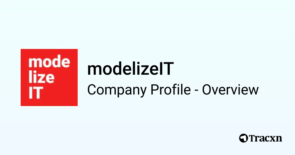 modelizeIT - 2025 Company Profile, Team, Funding & Competitors - Tracxn