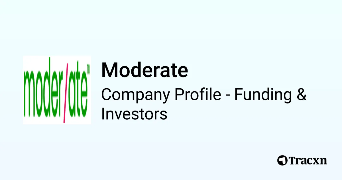 Moderate - 2026 Funding Rounds & List of Investors - Tracxn