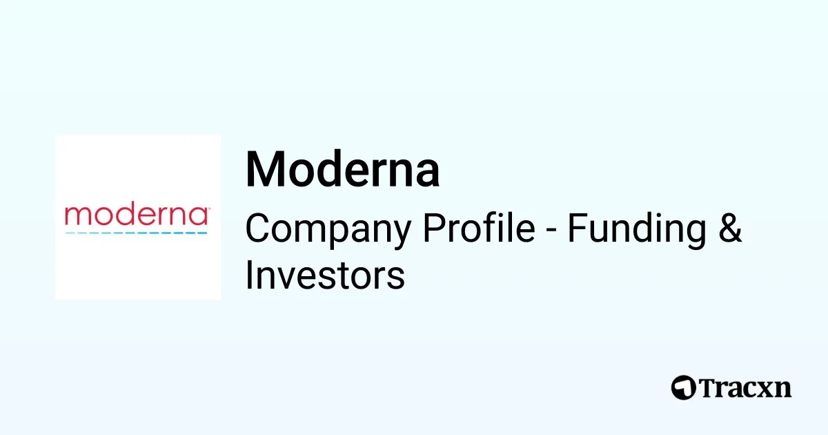 Moderna - 2026 Funding Rounds & List of Investors - Tracxn