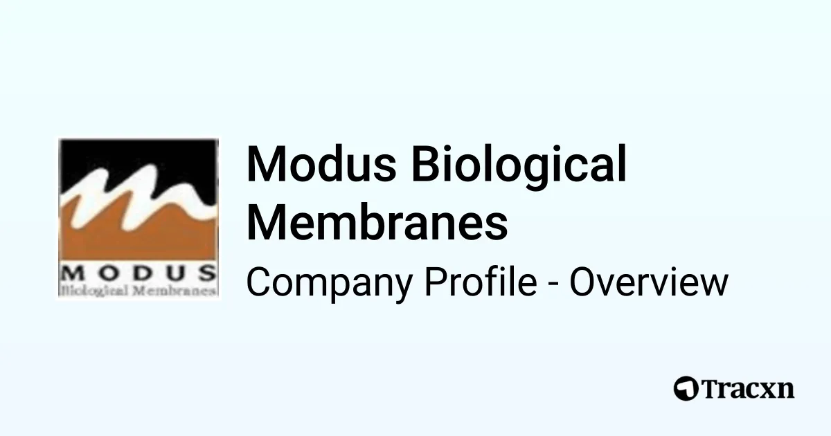 Modus Biological Membranes - 2025 Company Profile, Team & Competitors ...
