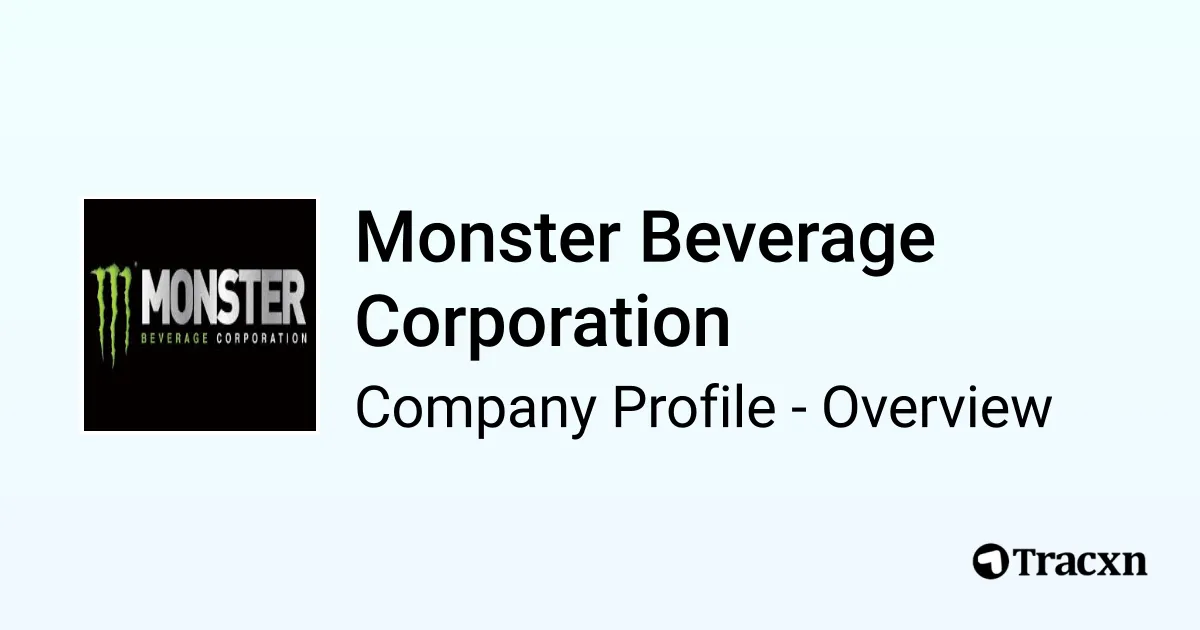 Monster Beverage Corporation - 2026 Company Profile, Team, Funding ...