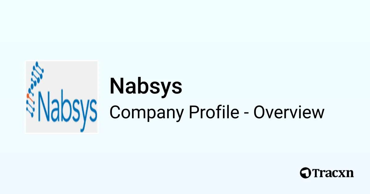 Nabsys - 2025 Company Profile, Team, Funding & Competitors - Tracxn