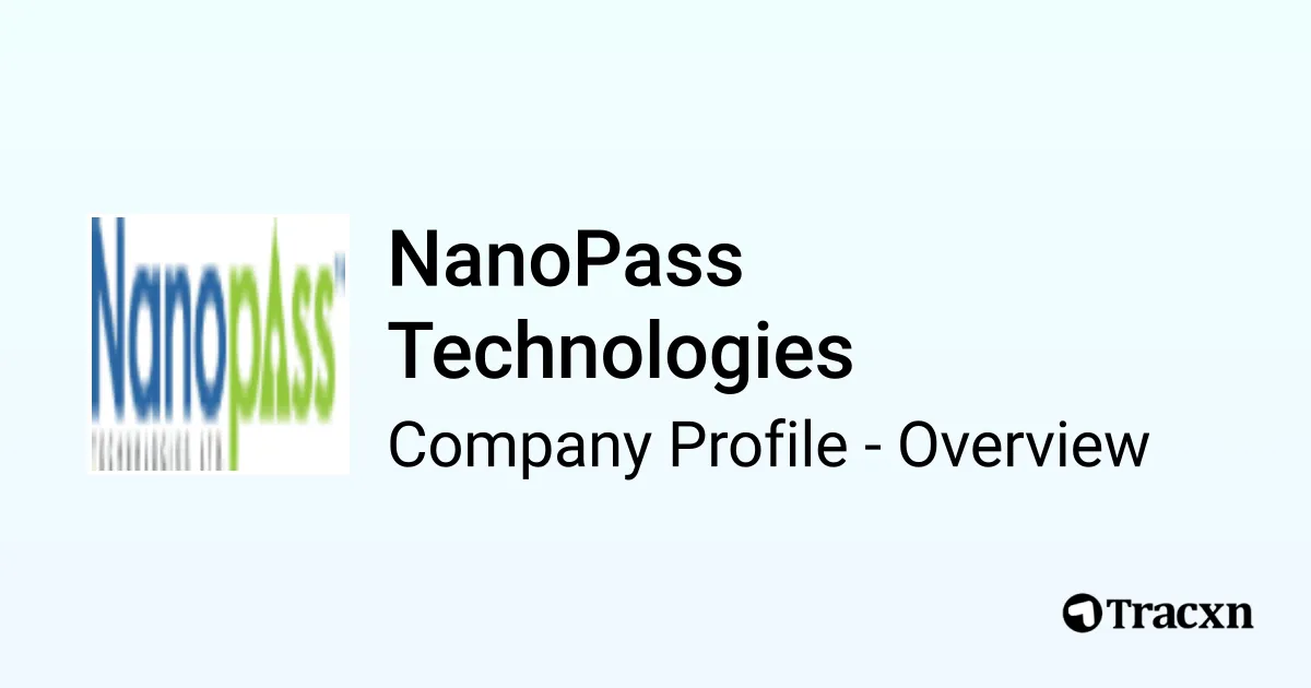 NanoPass Technologies - 2025 Company Profile, Team, Funding & Competitors - Tracxn