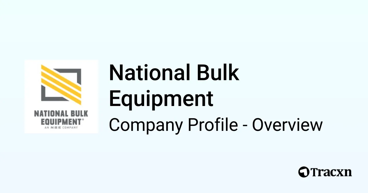 National Bulk Equipment - 2026 Company Profile & Competitors - Tracxn