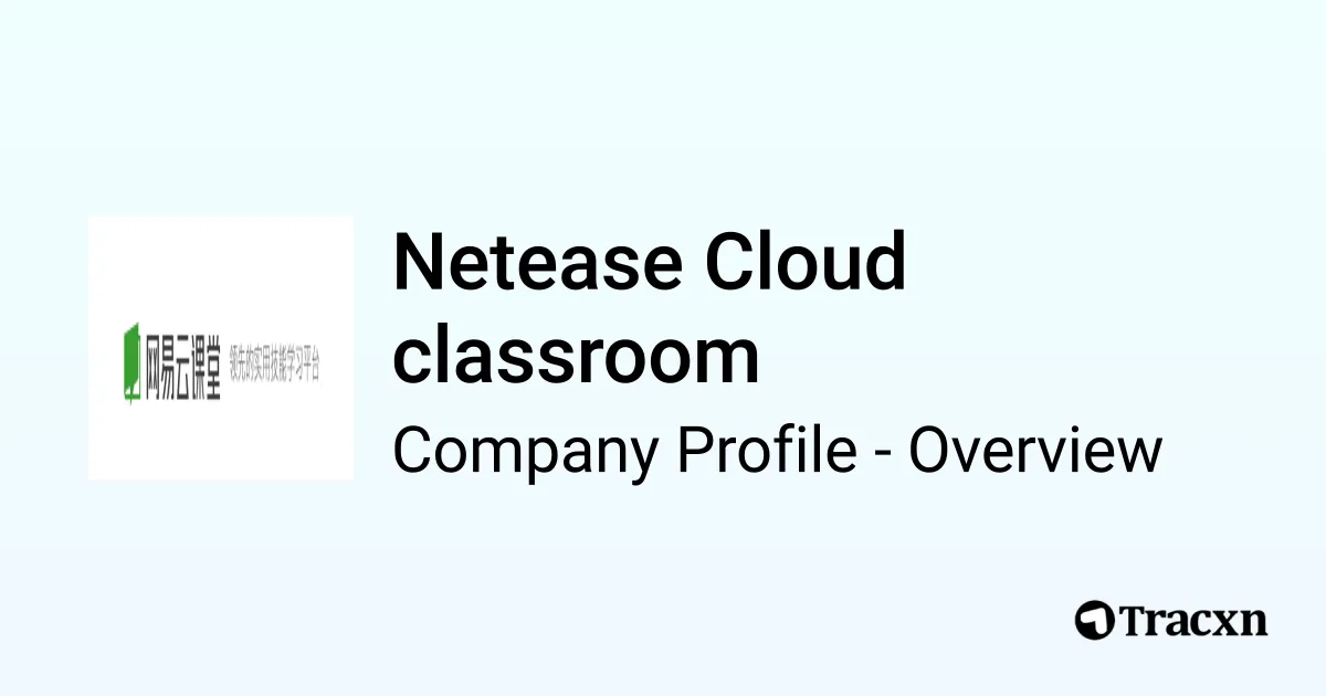 Netease Cloud classroom - 2025 Company Profile, Funding & Competitors - Tracxn