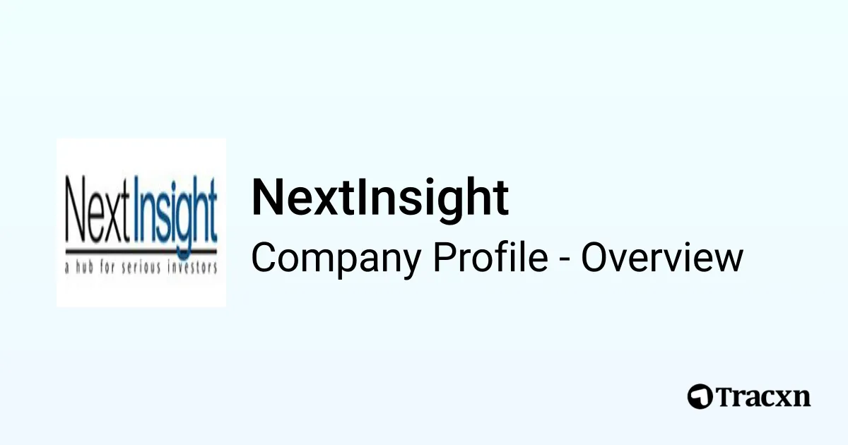 NextInsight - 2025 Company Profile, Team & Competitors - Tracxn
