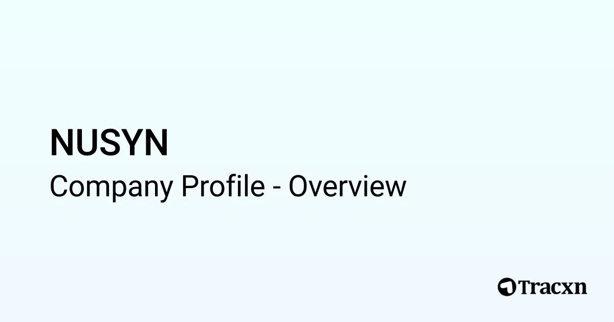 NUSYN - 2026 Company Profile, Team, Competitors & Financials - Tracxn