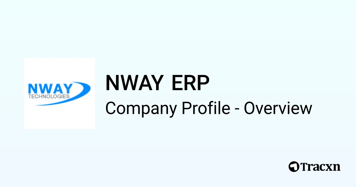 NWAY ERP - 2026 Company Profile & Competitors - Tracxn