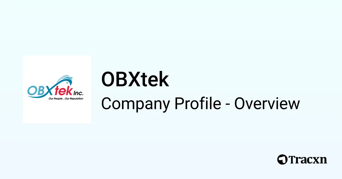 OBXtek - 2026 Company Profile, Funding & Competitors - Tracxn
