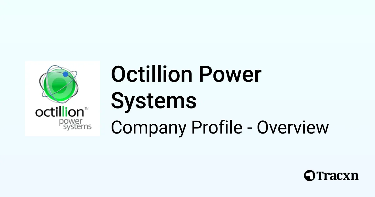 Octillion Power Systems - 2025 Company Profile, Team, Funding ...