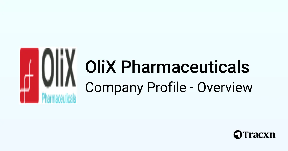 OliX Pharmaceuticals - 2025 Company Profile, Team, Funding ...