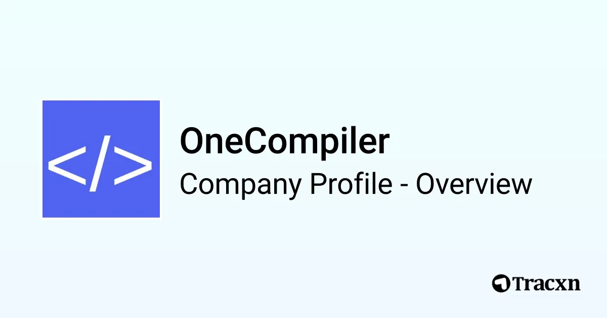 OneCompiler - 2025 Company Profile, Team, Competitors & Financials - Tracxn