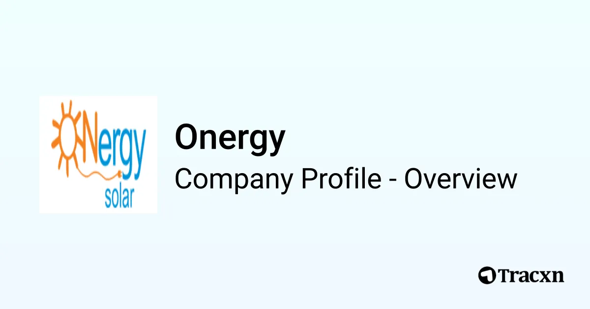 Onergy - 2026 Company Profile, Team, Funding, Competitors & Financials ...