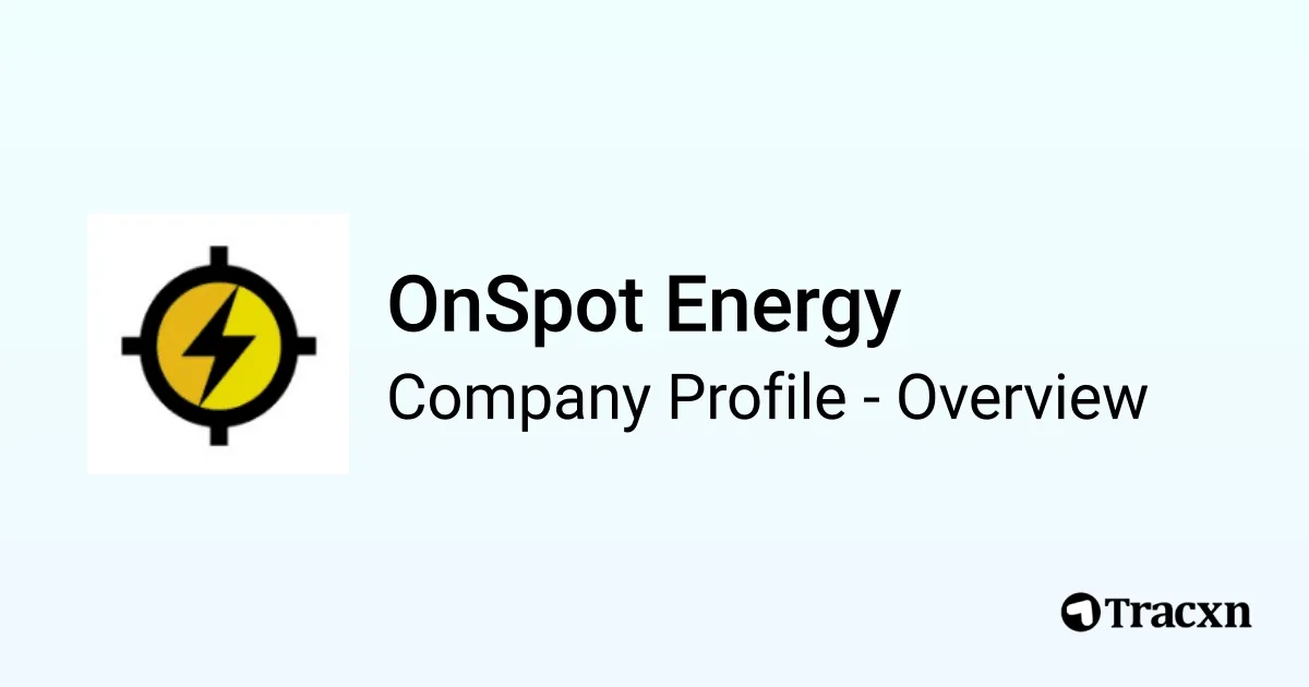 OnSpot Energy - 2025 Company Profile, Team & Competitors - Tracxn