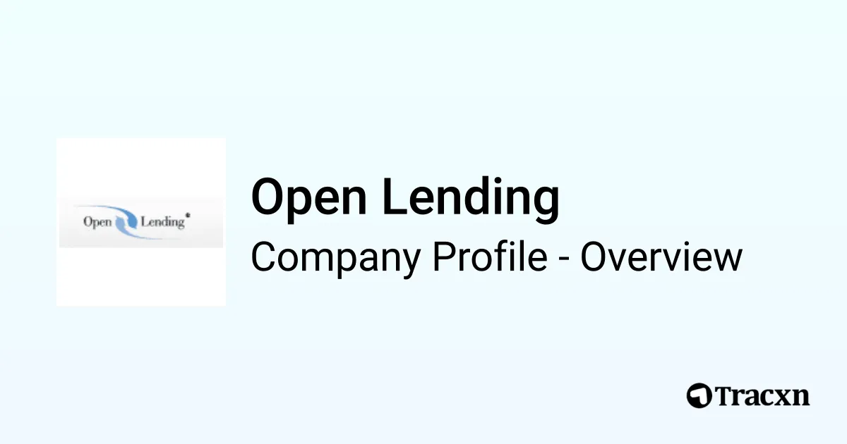 Open Lending - 2026 Company Profile, Team, Funding, Competitors ...