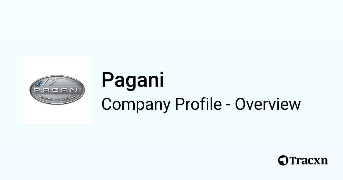 Pagani - 2026 Company Profile, Team, Funding & Competitors - Tracxn