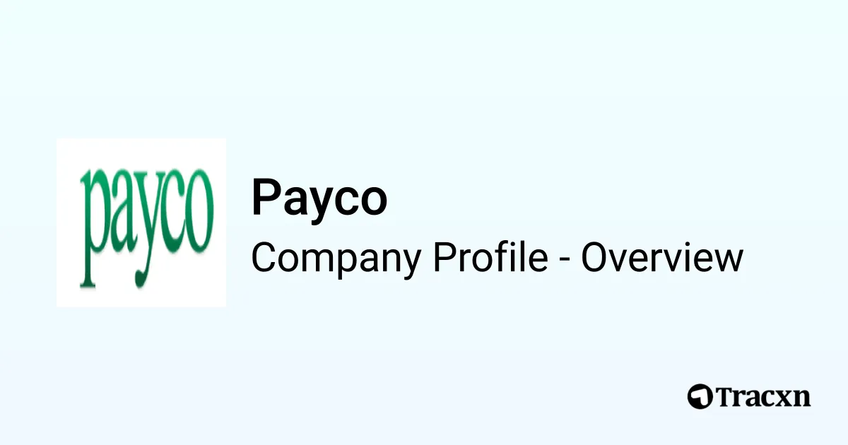 Payco - 2025 Company Profile, Team & Competitors - Tracxn