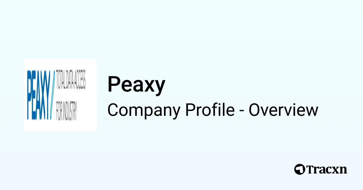 Peaxy - 2025 Company Profile, Team, Funding & Competitors - Tracxn
