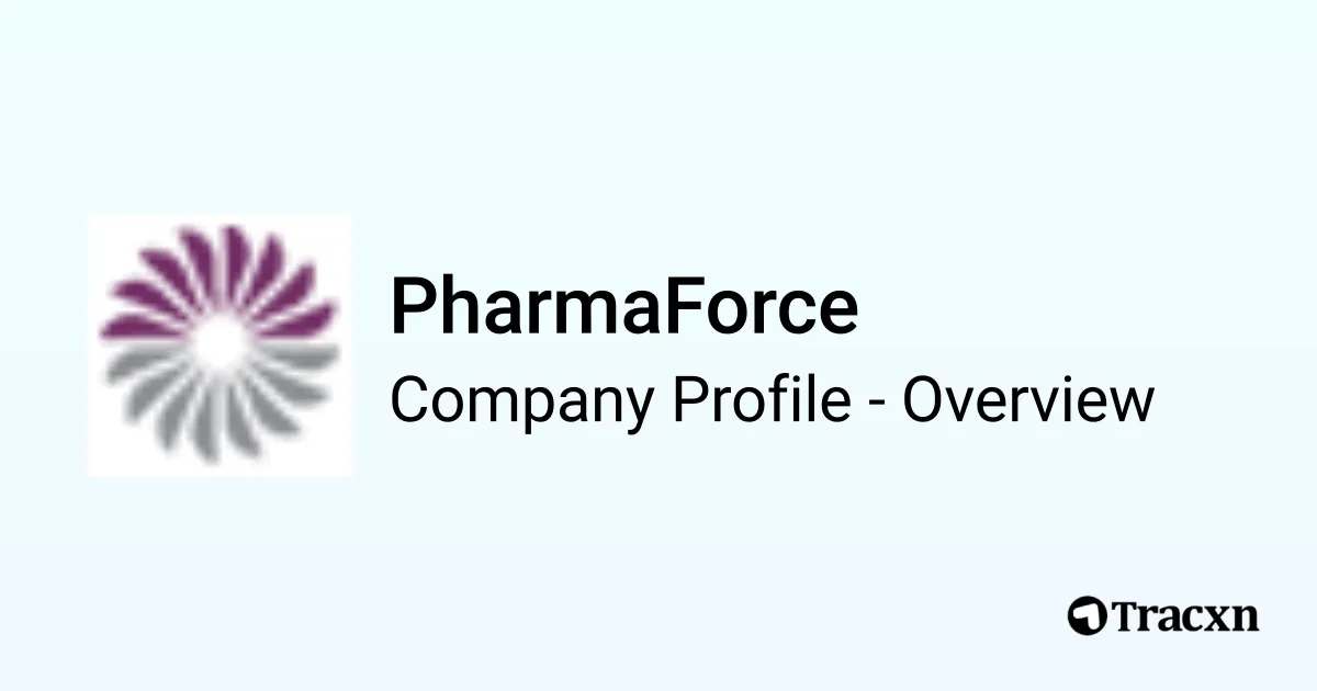 PharmaForce - 2026 Company Profile, Team, Funding & Competitors - Tracxn