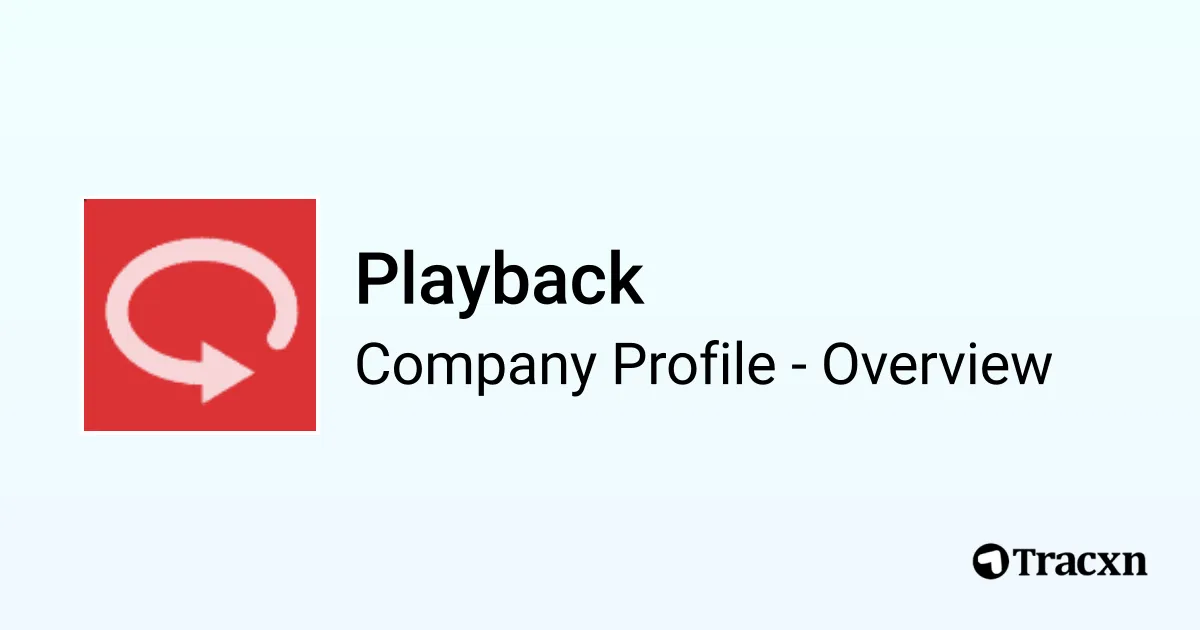 Playback - 2025 Company Profile, Team, Funding & Competitors - Tracxn