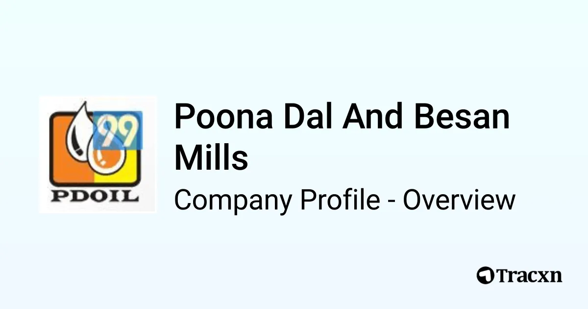 Poona Dal And Besan Mills - 2026 Company Profile, Team, Competitors ...