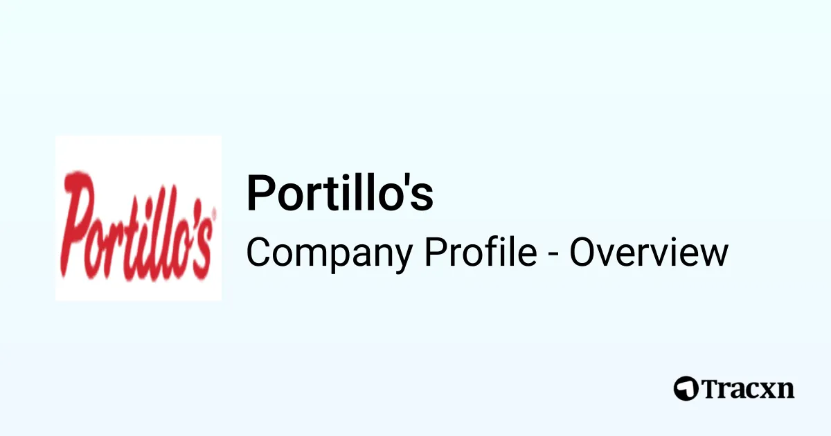 Portillo's - 2025 Company Profile, Team, Competitors & Financials - Tracxn