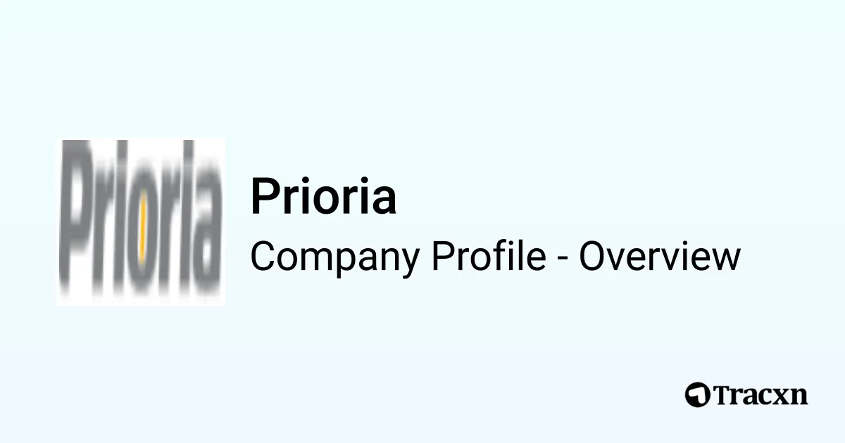 Prioria - 2026 Company Profile, Team, Funding & Competitors - Tracxn