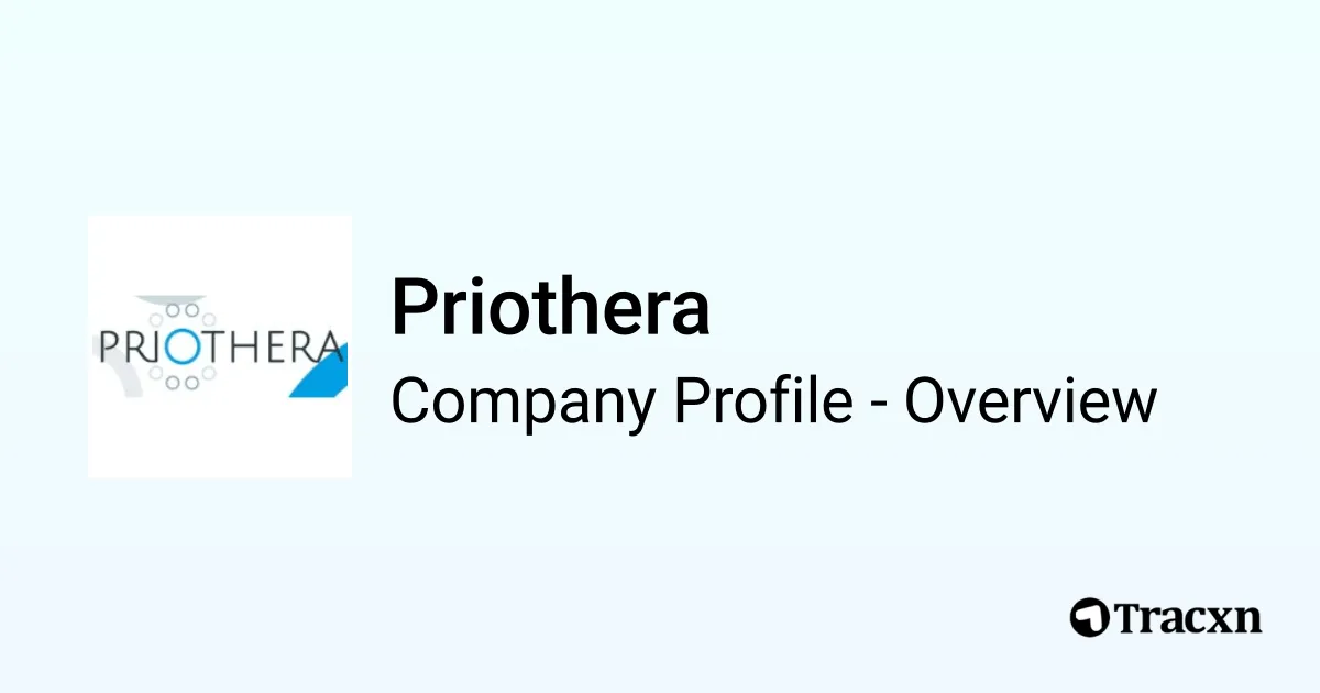 Priothera - 2026 Company Profile, Team, Funding & Competitors - Tracxn