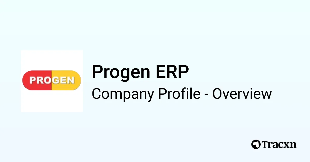 Progen ERP - 2025 Company Profile, Team & Competitors - Tracxn
