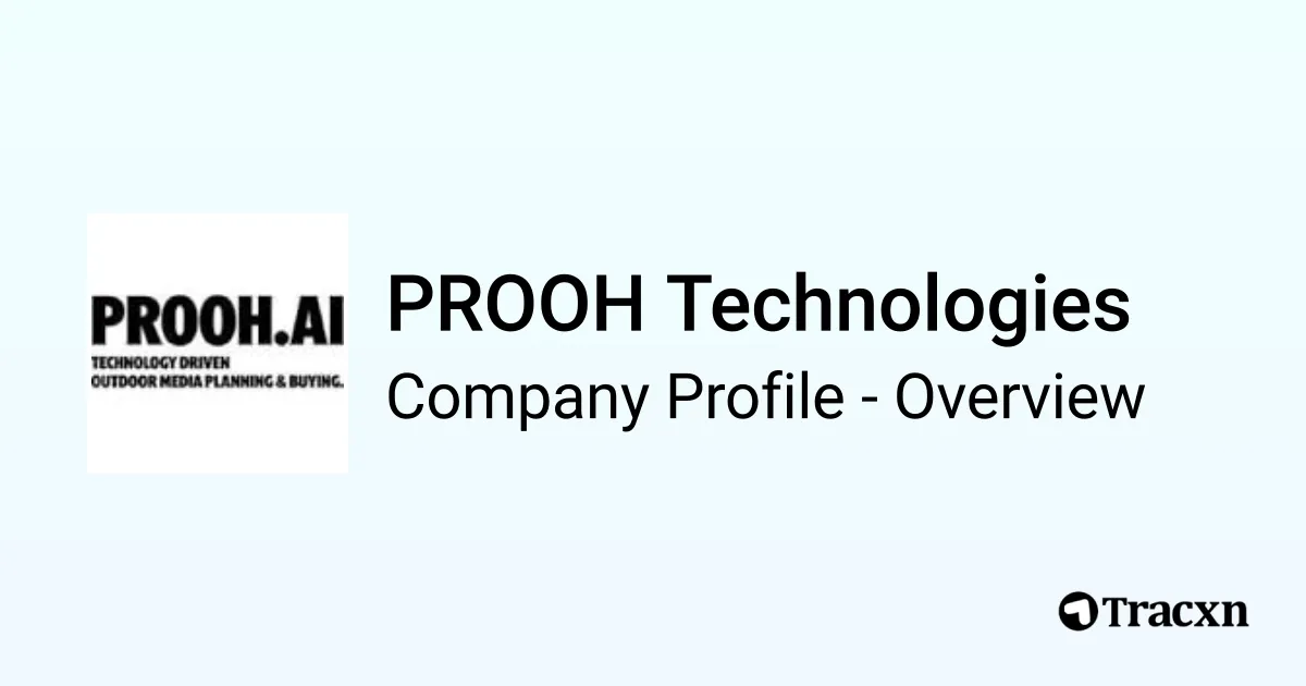 PROOH Technologies - 2025 Company Profile & Competitors - Tracxn