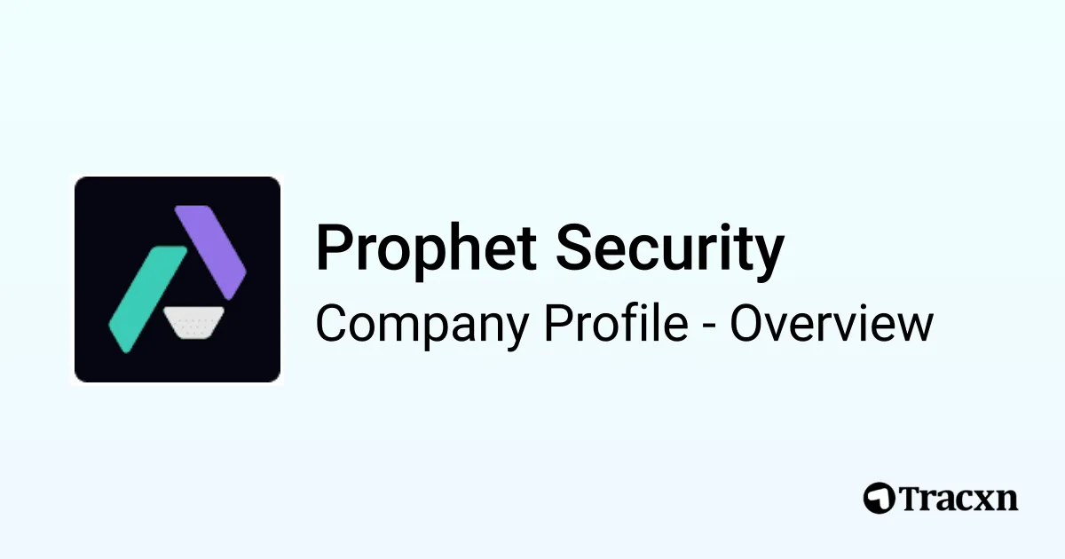 Prophet Security - 2025 Company Profile, Team, Funding & Competitors - Tracxn