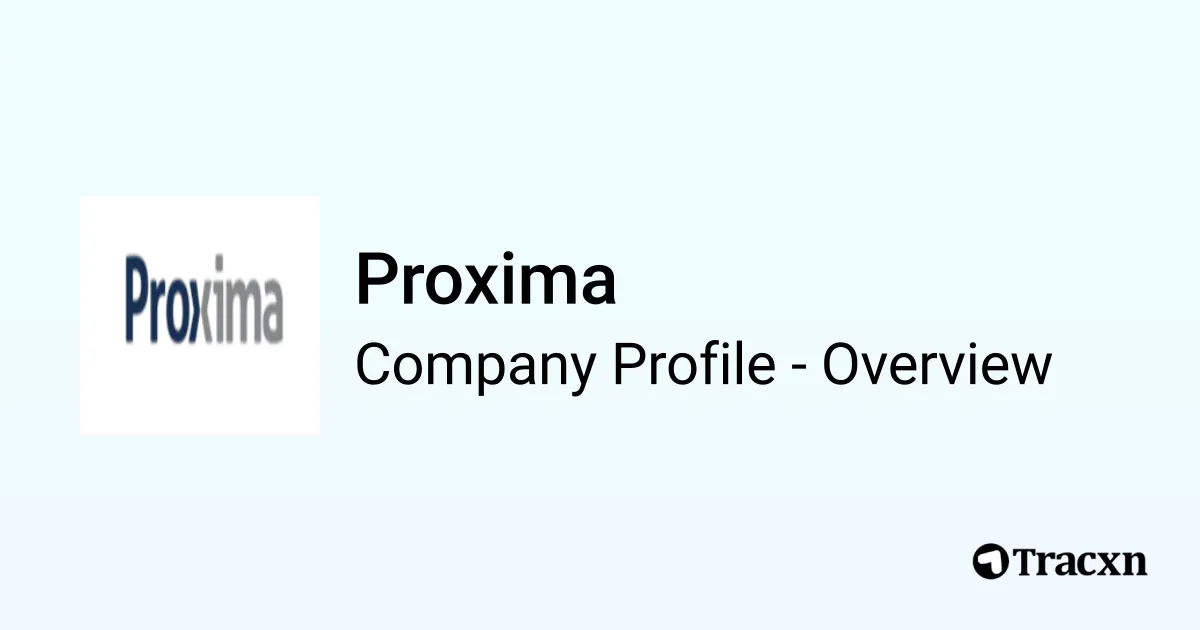 Proxima - 2026 Company Profile, Team, Funding & Competitors - Tracxn