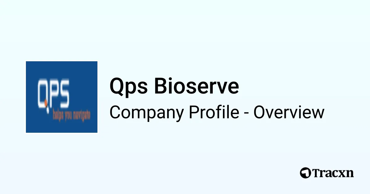 Qps Bioserve - 2025 Company Profile, Competitors & Financials - Tracxn